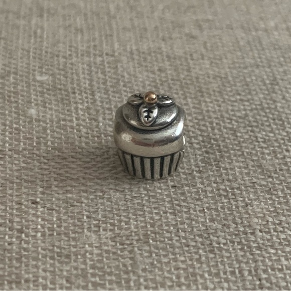 Pandora | Jewelry | Retired Authentic Pandora Cupcake Charm With 4k ...